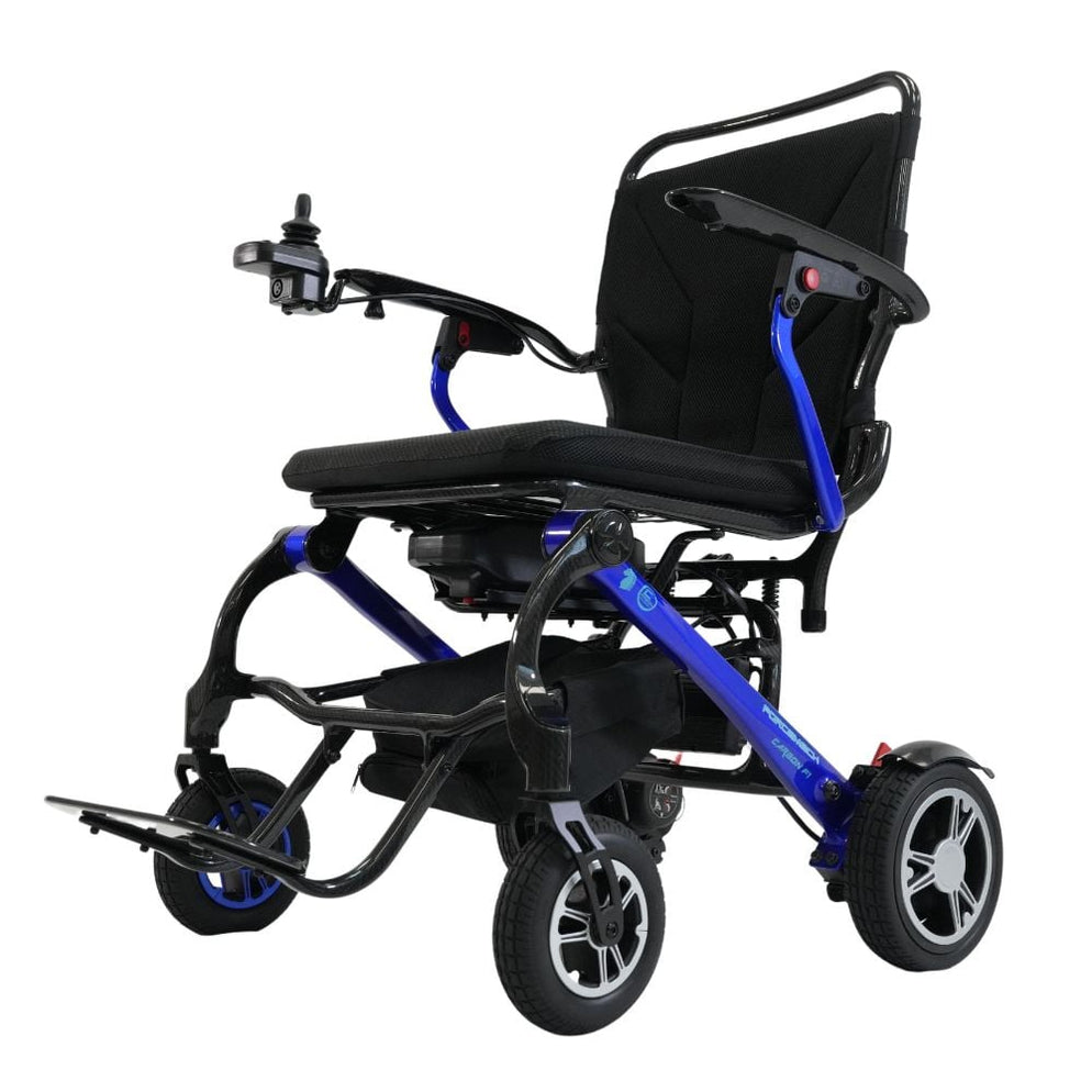 Forcemech Carbon F1 24V/10Ah Dual 200W Foldable Wheelchair — Mobility ...